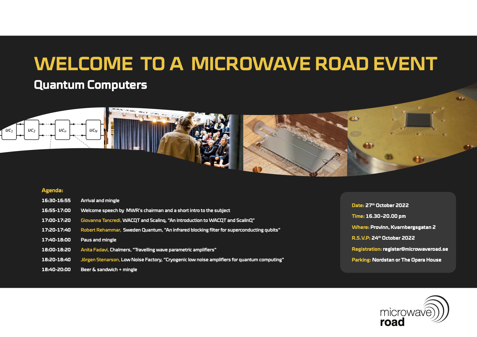 Microwave Road Event – Quantum Computers – Microwave Road
